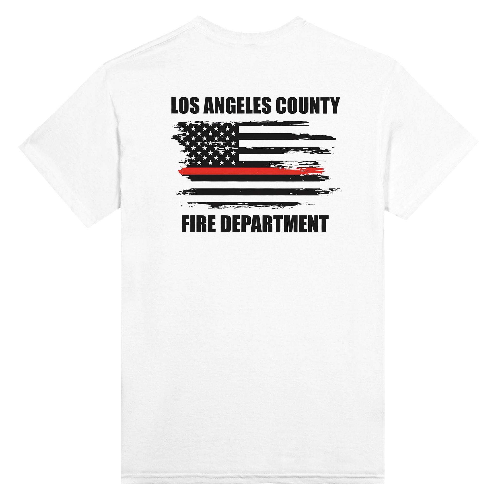 The Thin Red Line - Heavyweight T-shirt - L.A. Fire Store